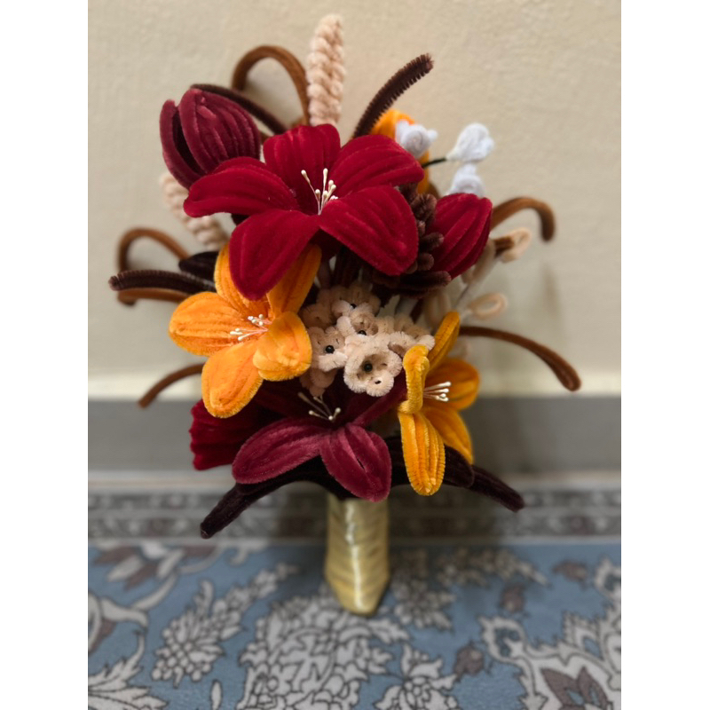 bunga tangan kawat bulu | Shopee Malaysia