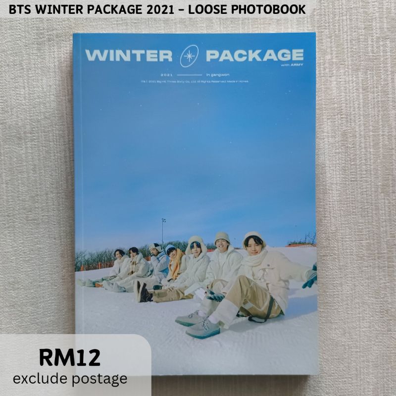 BTS WINTER PACKAGE 2021 READYSTOCK LOOSE PHOTOBOOK | Shopee Malaysia