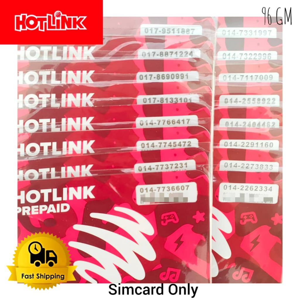 Hotlink VIP Phone Number Data Tanpa Had & Pantas Unlimited Data Sim ...