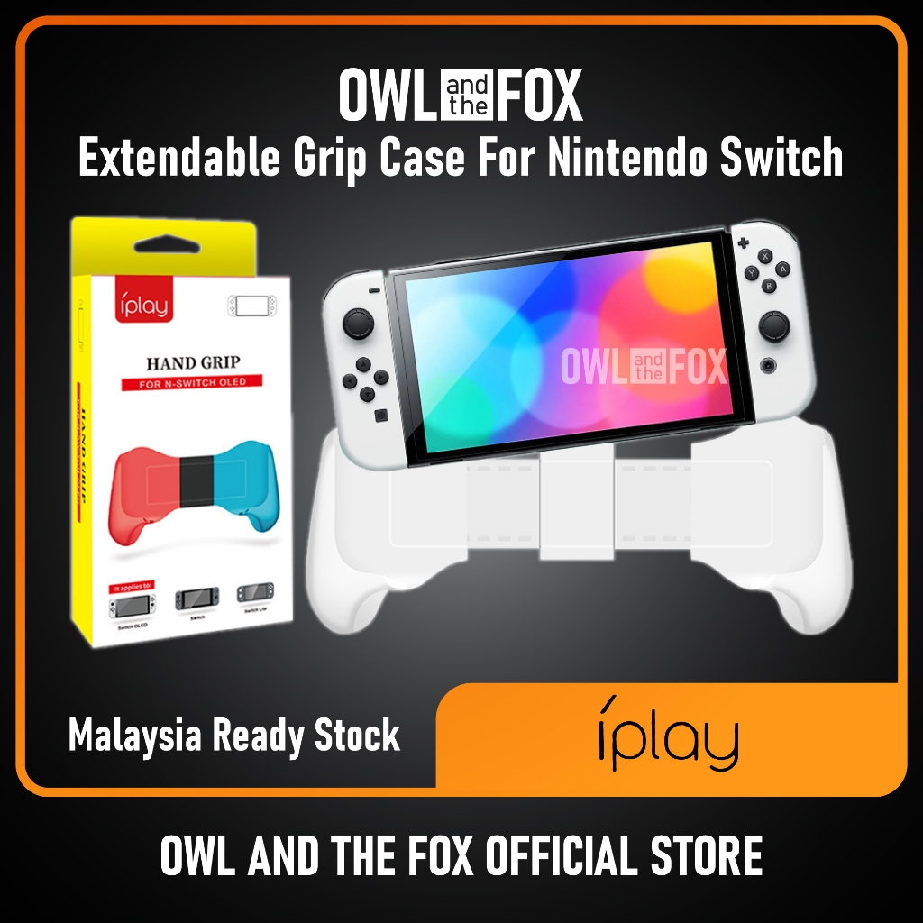 iPlay Nintendo Switch OLED Switch V1/V2 Lite Adjustable Gaming Grip Handle Cover Case Stand HBS ...