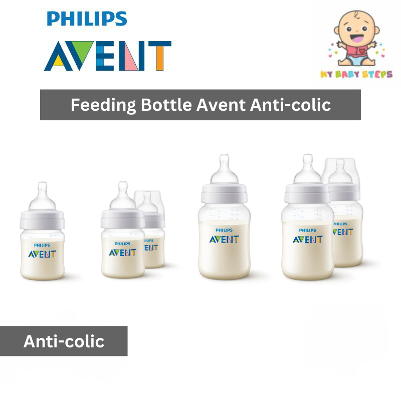 Botol Susu Avent CLASSIC/Anti-colic 4oz / 9oz / 11oz Original Philips ...