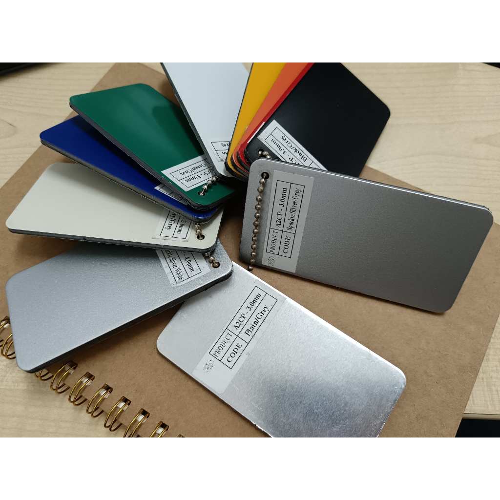 Mbond Aluminium Composite Panel Mill Finish 4ft x 8ft | Shopee Malaysia