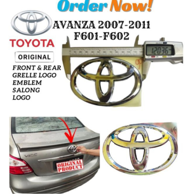 Genuine Toyota Emblem Logo 75311-BZ020 75311-BZ080 – Emblem Replacement ...