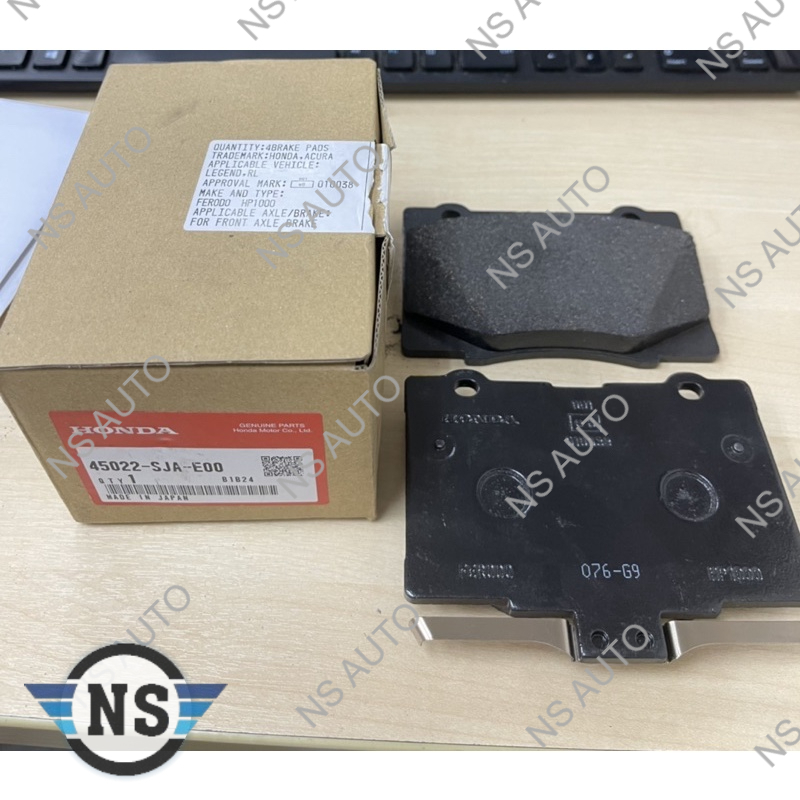 HONDA LEGEND KB1 3.5 V6 FRONT DISC BRAKE PAD ORIGINAL 45022-SJA-E00 ...