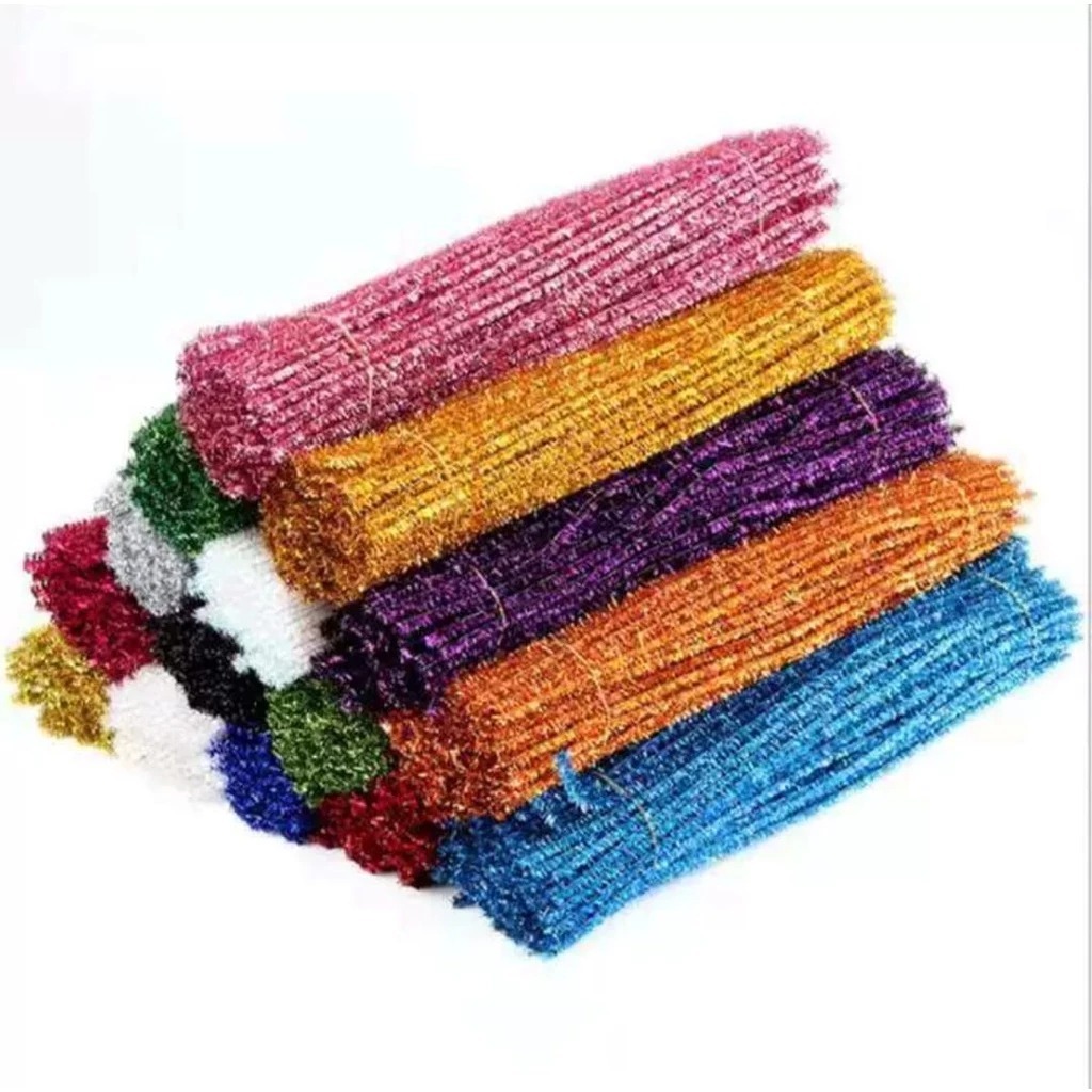 PAH Tinsel Dawai Bulu Kilat Dawai Bunga/Dawai Ikat Telur/Kids DIY ...