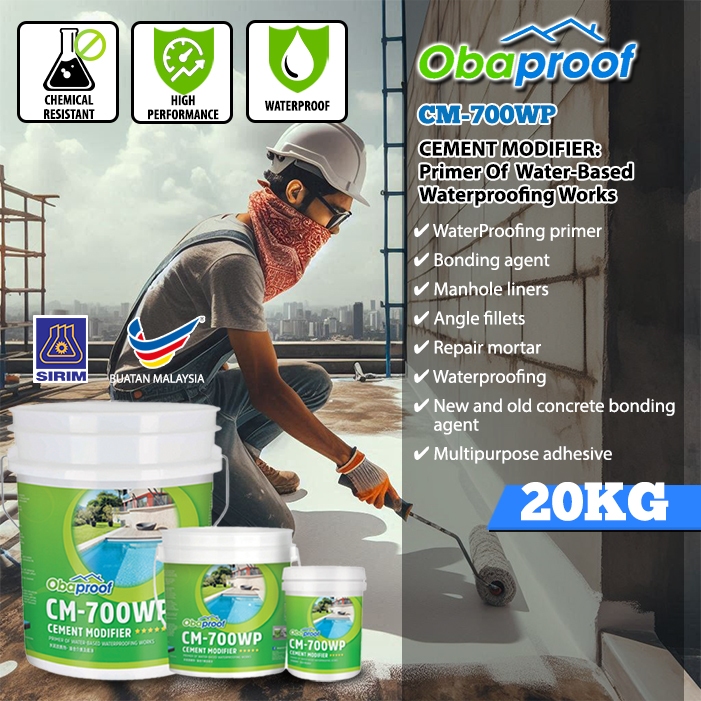 OBAPROOF 20KG CM-700WP CEMENT MODIFIER, PRIMER OF WATER-BASED ...
