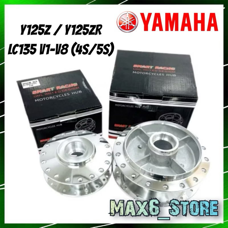 YAMAHA LC135 4S 5S Y125Z LC135 V8 CHROME HUB DIAMOND POLISH LC135 125Z ...