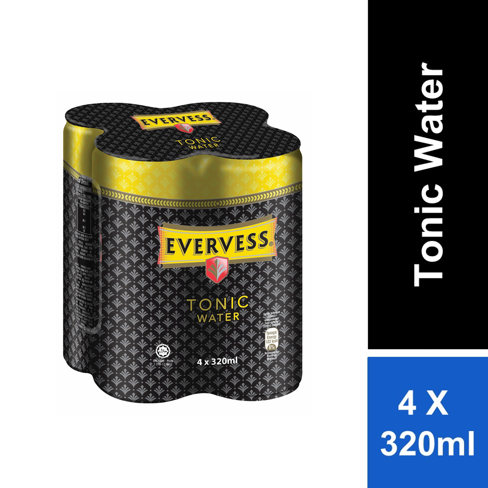 Evervess Tonic Water 320ml x 4s | Shopee Malaysia