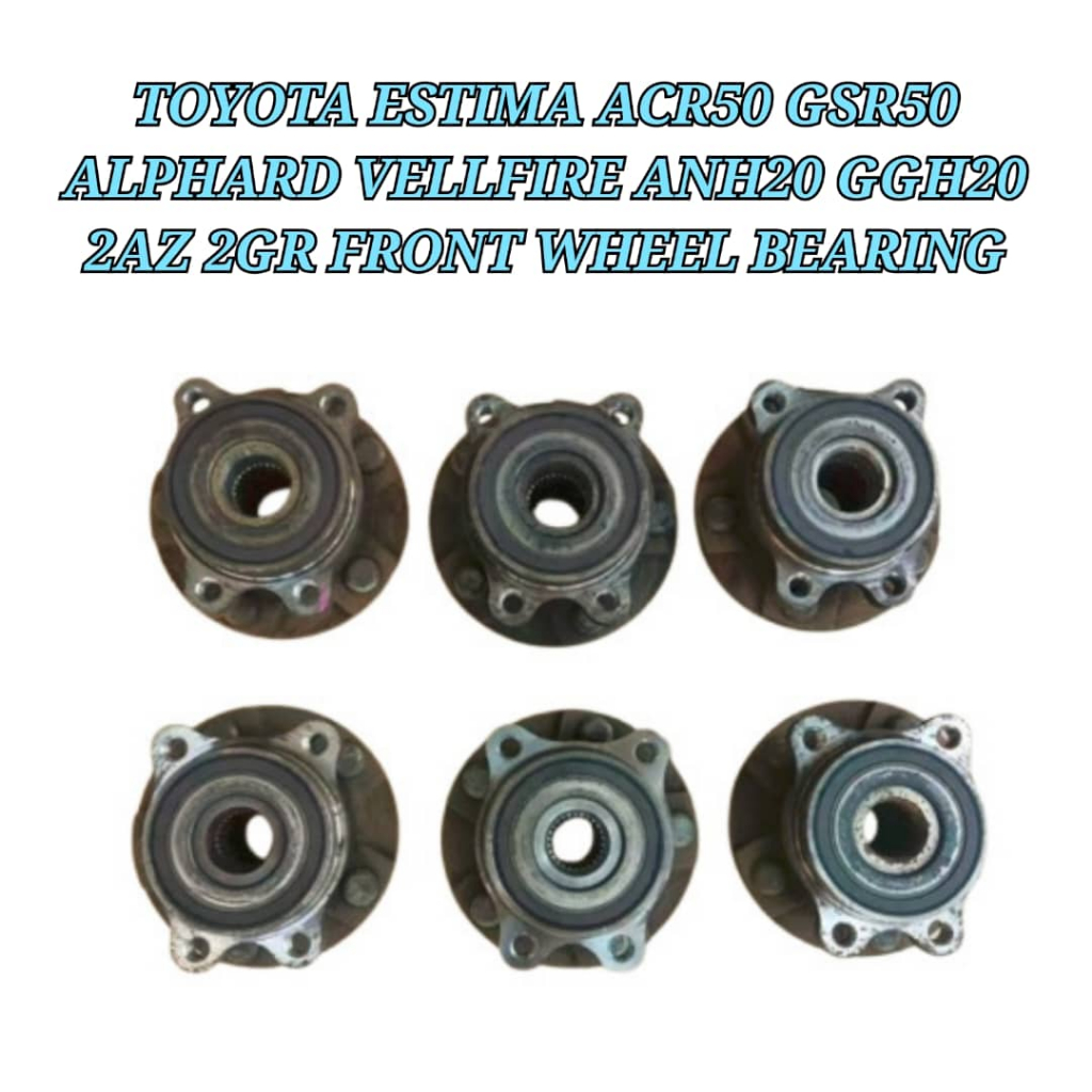Front Wheel Bearing Toyota Estima Previa ACR50 GSR50 Alphard Vellfire ...