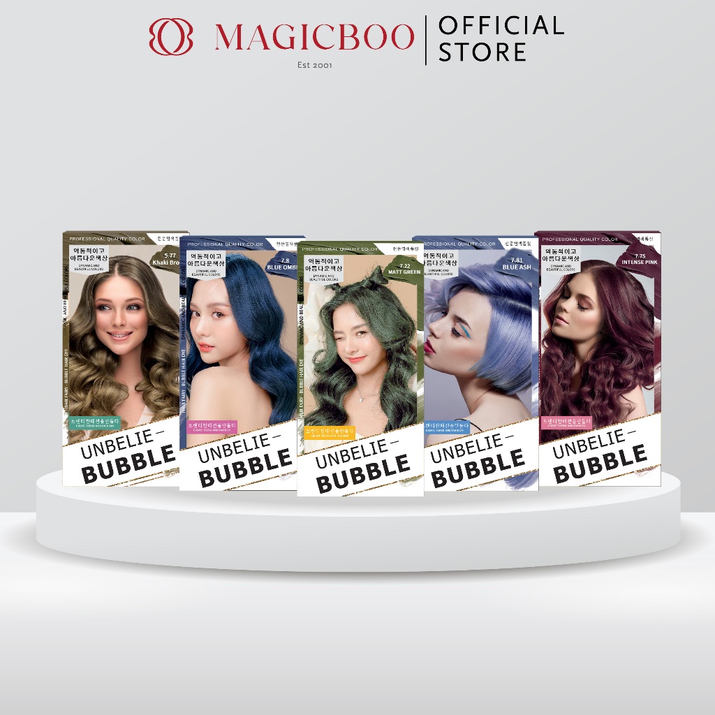 Magicboo Skinestica Unbelie Bubble Hair Color (30ml + 60ml) | Shopee ...