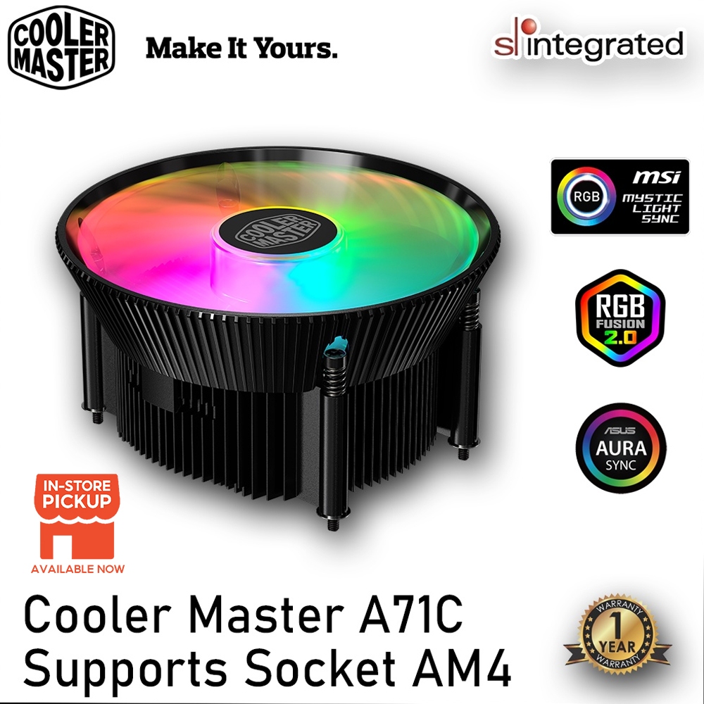 Cooler Master A71C cooler Supports Socket AM4 | Shopee Malaysia