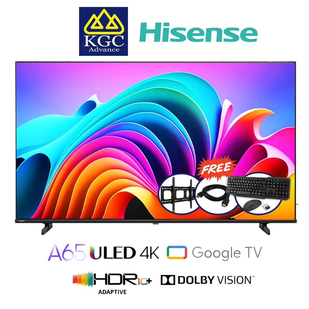 Hisense 43" / 50" / 55" / 65" / 75" 4K Google TV [Free Wireless ...