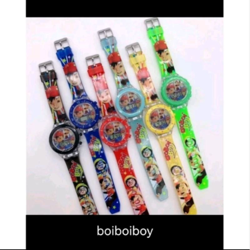 Jam Tangan Boboiboy Petir Ada Muzik Dan Lampu/Boboiboys Kids Watch with Music & Light#Boboiboy# ...