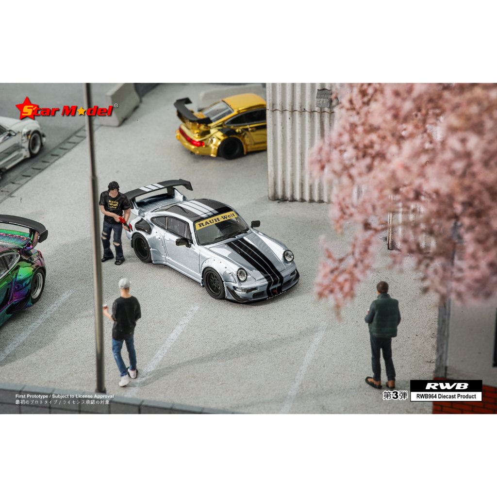 STAR MODEL RWB 964 RAUH WELT SILVER ( FIGURE NOT INCLUDED) | Shopee ...