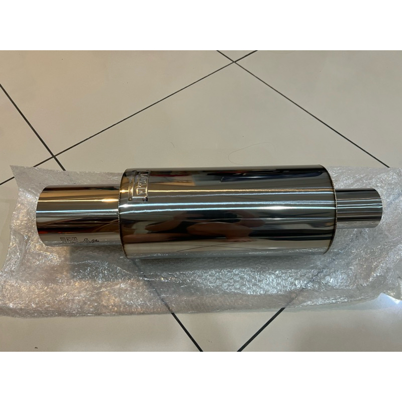 HKS HI-POWER Stainless Steel Car Exhaust Muffler INLET 3” ( READY STOCK ...