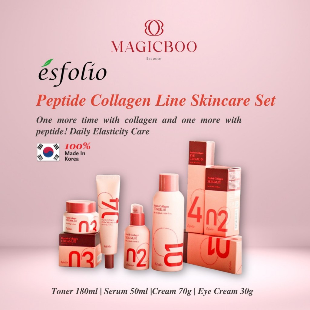Magicboo Esfolio Peptide Collagen Skincare Series for Anti-Aging ...