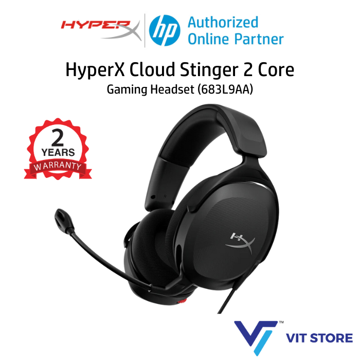 HYPERX Gaming Headset - CLOUD STINGER 2 CORE (683L9AA) (3.5MM) | Shopee Malaysia