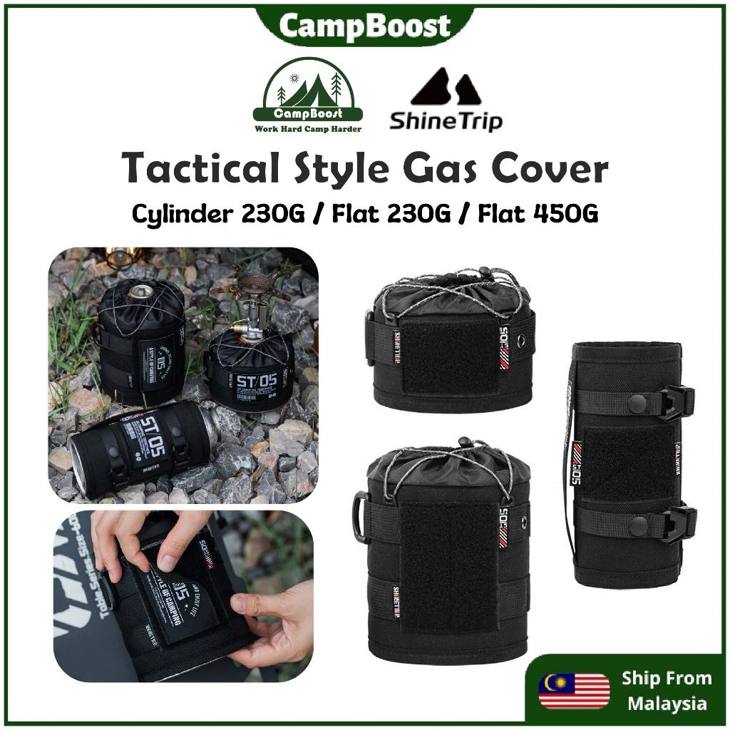 CampBoost SHINETRIP Tactical Style Gas Cover Camping Dapur Camping ...