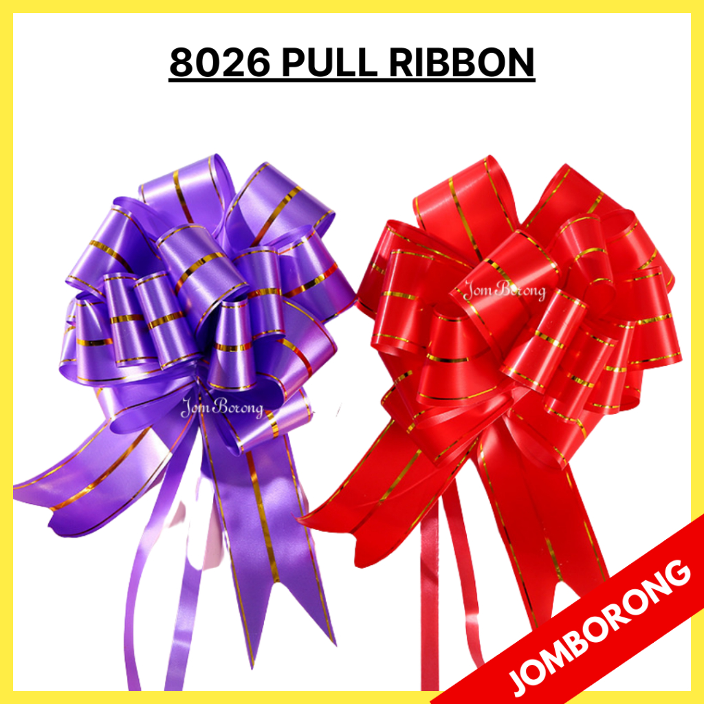 (20PCS) 8026 PULL Ribbon Reben Riben Gift Flower Bouquet Roll Birthday ...