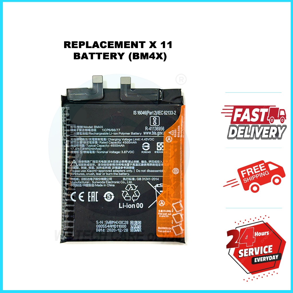 TC X MI 11 BATTERY (BM4X) | Shopee Malaysia