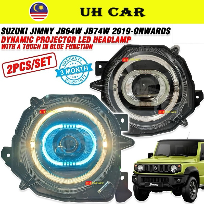 Suzuki Jimny JB64W JB74W 2019-Onwards Dynamic Projector Led Head Lamp Headllamp Headlight Light ...