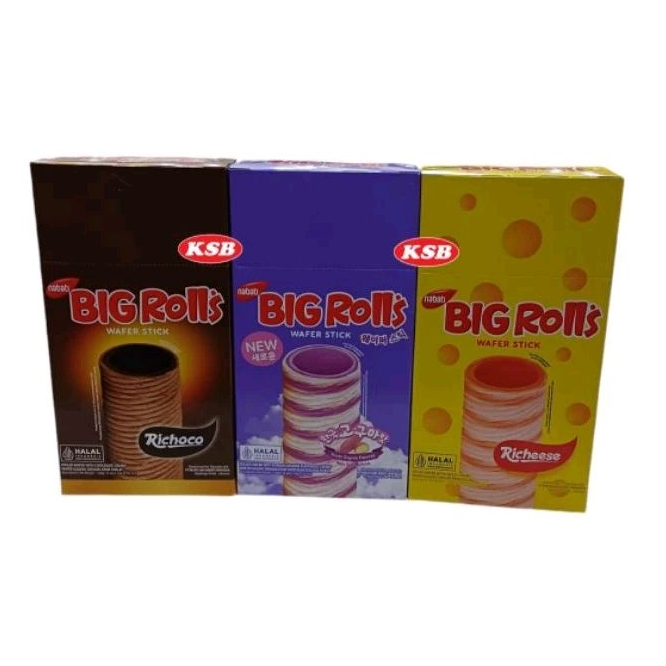 【14/16g x 10pcs】Nabati Big Roll's Wafer Stick Rasa Coguma Korea ...