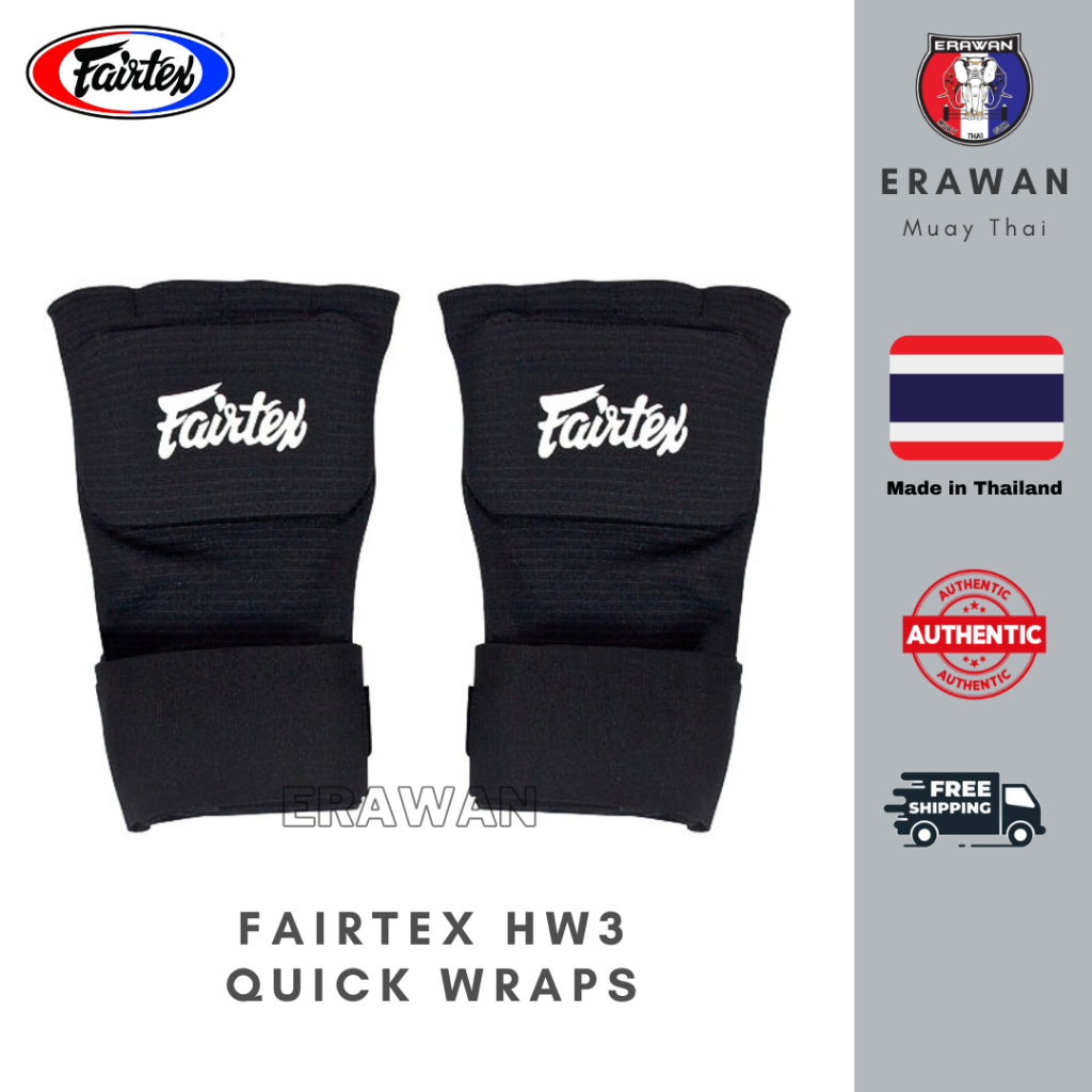 Fairtex HW3 Quick Wraps / Handwraps Boxing Muay Thai MMA | Shopee Malaysia