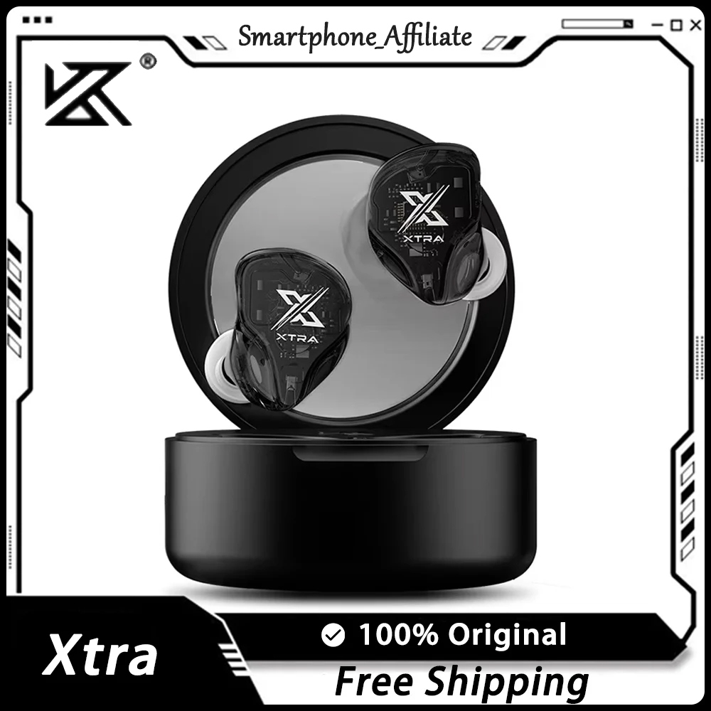 KZ Xtra TWS Active Noise Reduction Bluetooth 5.4 Earbuds with Qualcomm ...