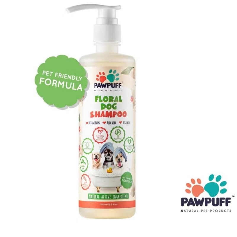 Paw Puff Flora Dog Shampoo 500ml | Shopee Malaysia