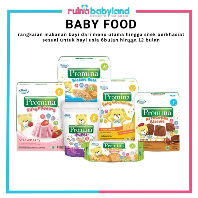 PROMINA BABY FOOD INSTANT BUBUR | SUP | PASTA | PUFFS | COOKIES ...