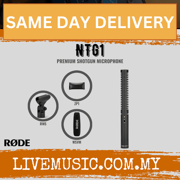 Rode NTG-1 Directional Condenser Shotgun Microphone ( NTG1 ) | Shopee ...