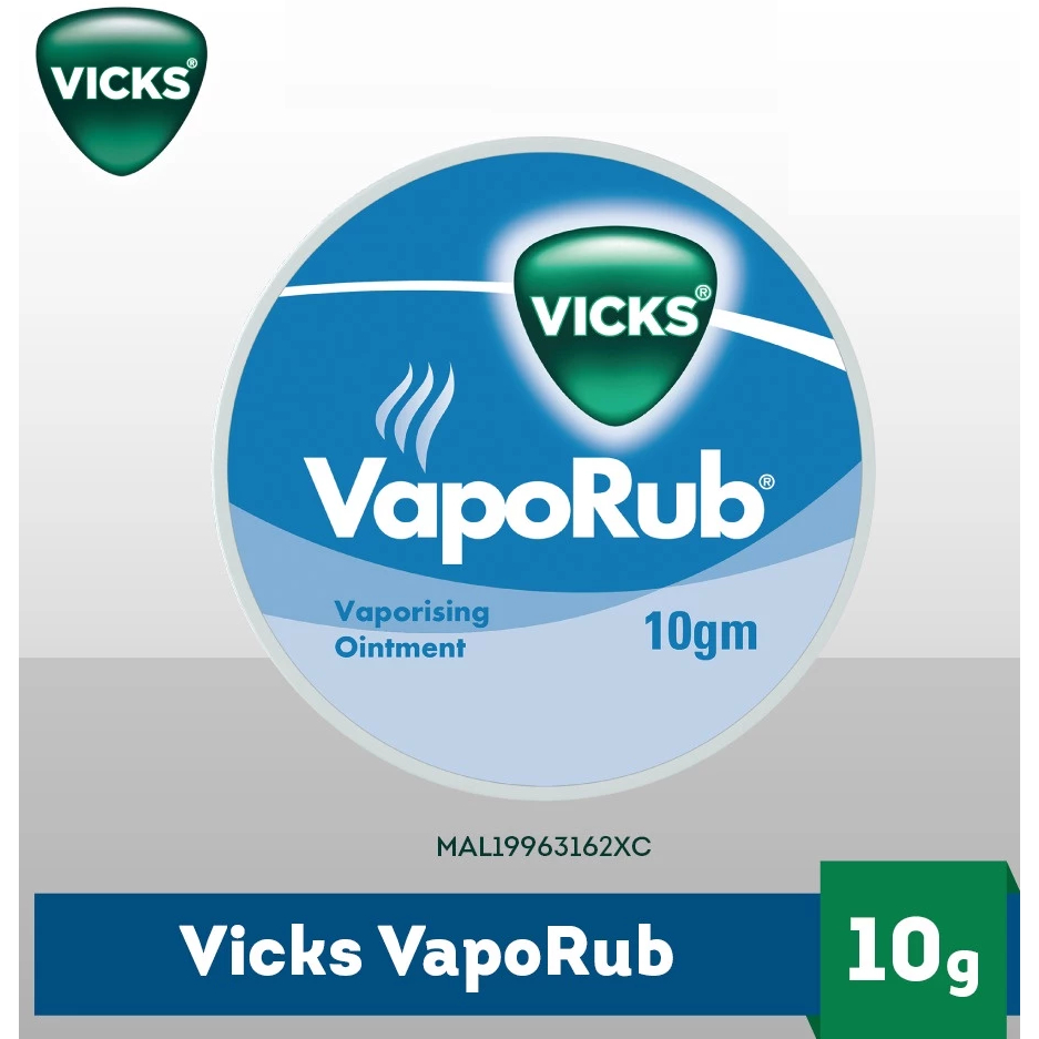 VICKS VAPORUB COLD VAPORIZING OINTMENT 10g Expiry 12/2025 | Shopee Malaysia