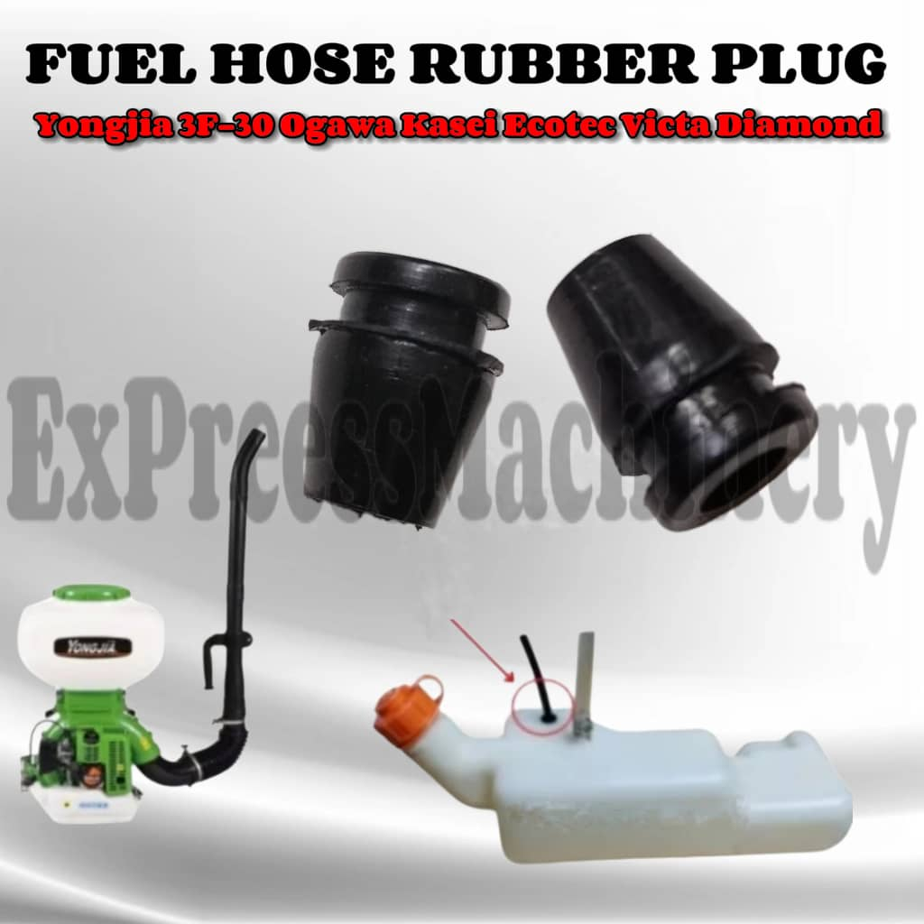 Yongjia 3f-30 Fuel Tank Fuel Hose Rubber Plug Kasei Victa Ogawa Mist Duster Pam Hijau Pam Sembur ...