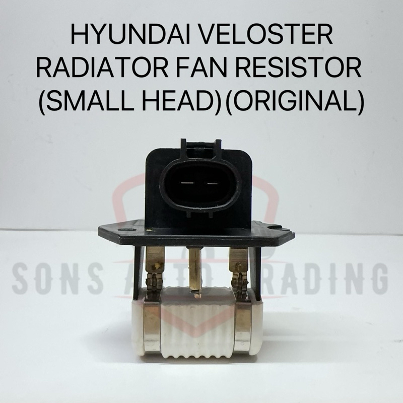 HYUNDAI VELOSTER RADIATOR FAN RESISTOR (SMALL HEAD)(ORIGINAL) | Shopee ...