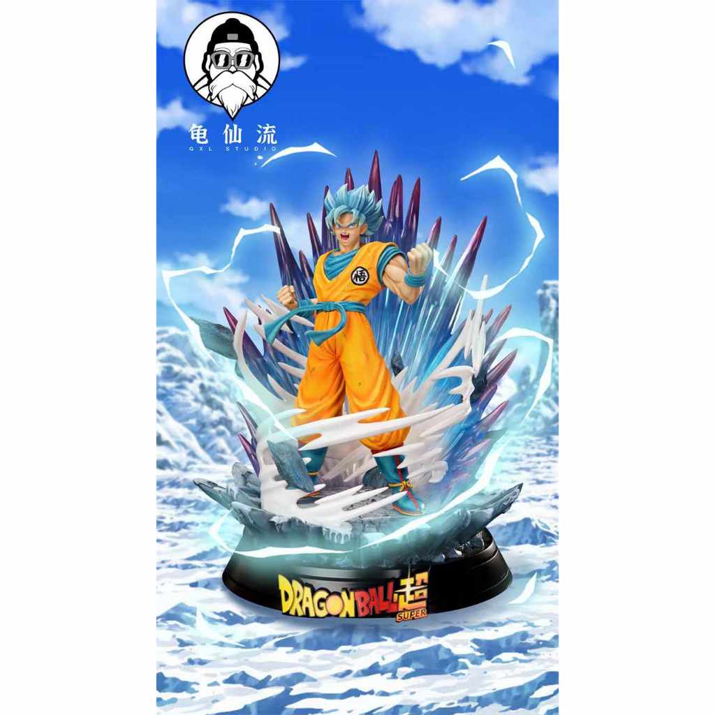 Gui Xian Liu Studio - Super Saiyan Blue Goku Dragon Ball Resin Statue ...