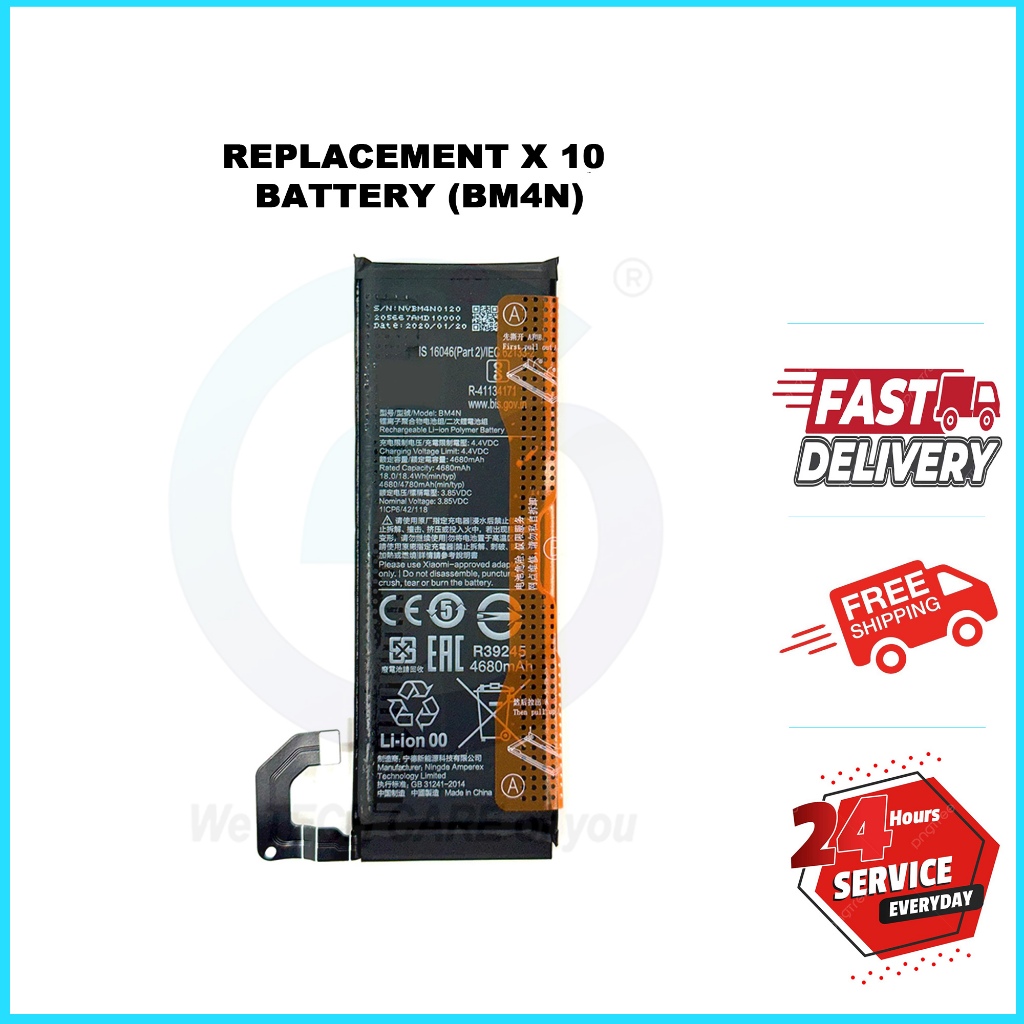 TC X MI 10 BATTERY (BM4N) | Shopee Malaysia