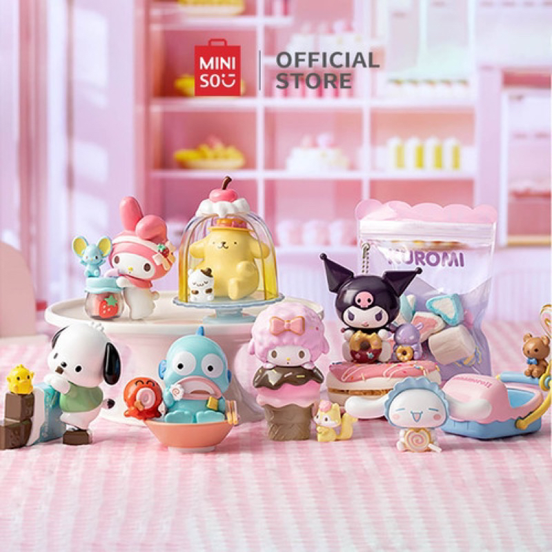 Original Miniso Sanrio characters blind box - colourful food series ...