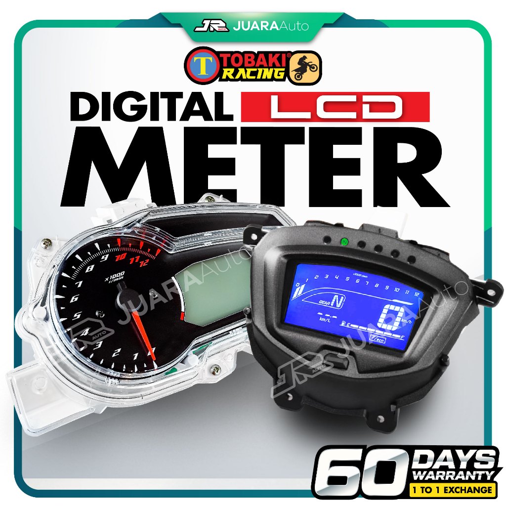 TOBAKI Digital LCD Meter Y15ZR V1 V2 | Y15 YSUKU 2PV-H3500 Miter Set Speedometer 100%Original ...