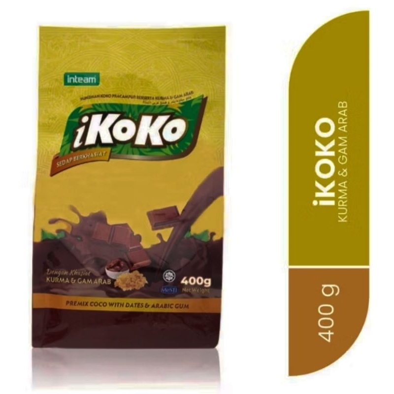 iKOKO InTeam 400g / Sedap Berkhasiat / minuman coklat koko | Shopee Malaysia