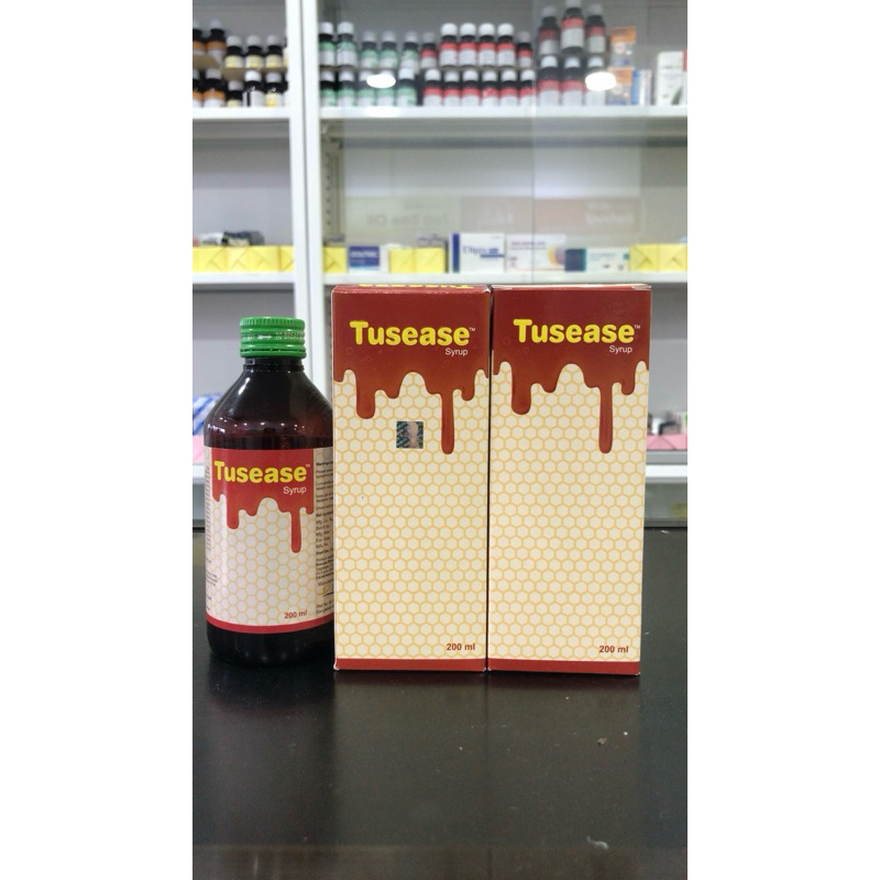Tusease Cough Syrup 200ml Batuk kering/berkahak, sakit tekak, cair ...