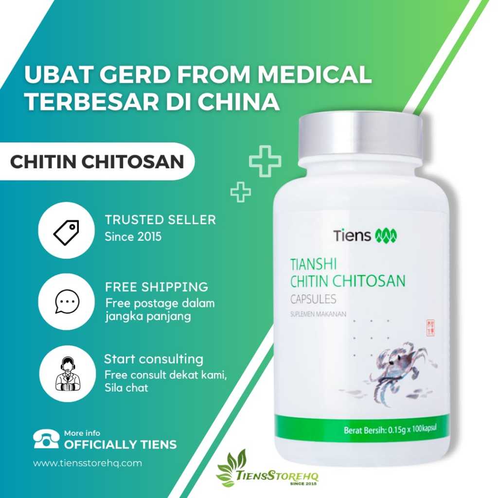 Ubat Gerd Herbal from medical terbesar di cina, Chitin Chitosan Tiens ...