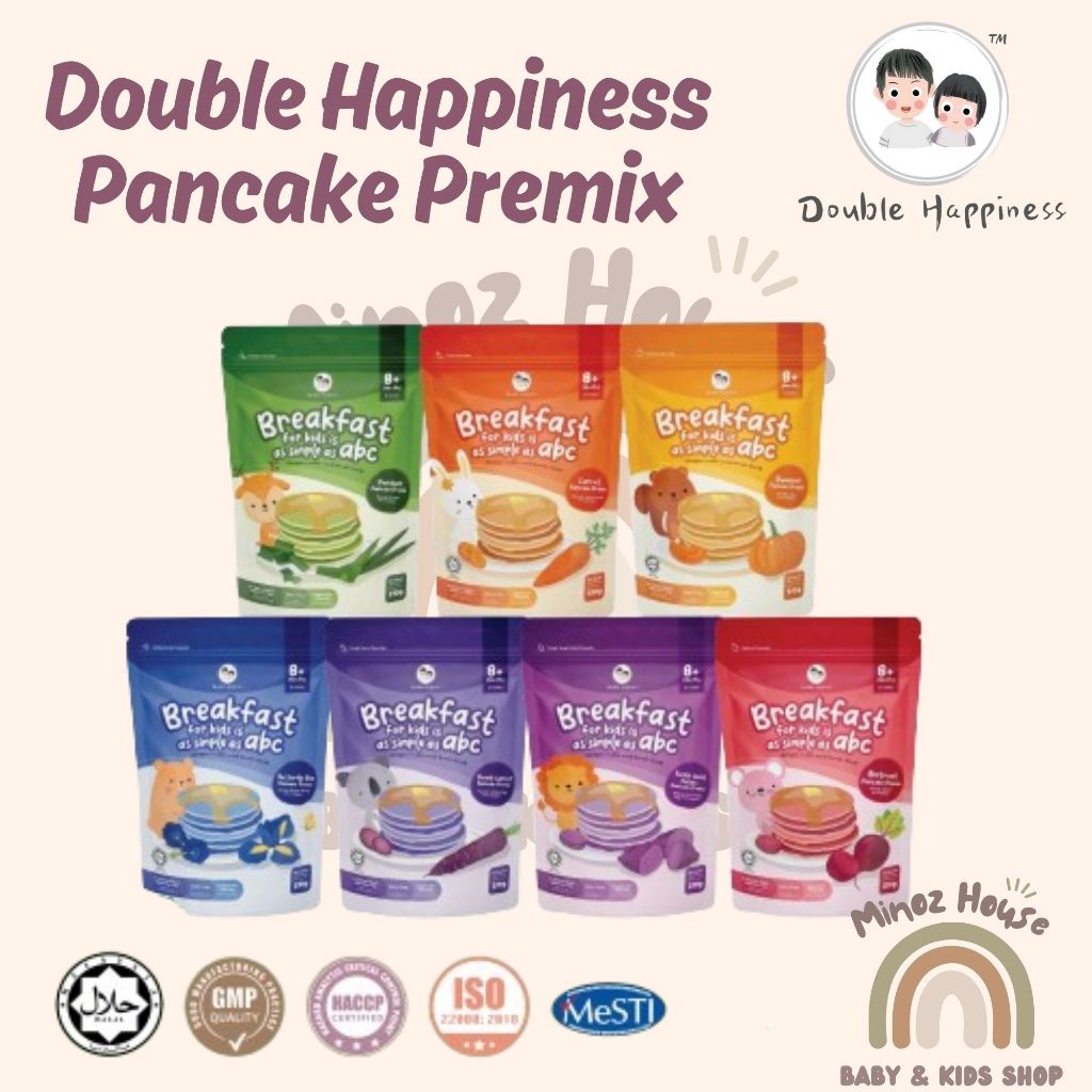[Halal] Double Happiness baby veggie pancake premix/宝宝蔬菜松饼粉/ baby food ...