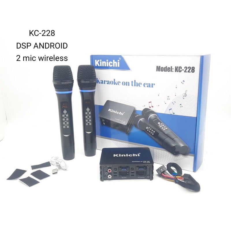 DSP 4ch Andriod Wireless Microphone Wireless Karaoke Microphone ...