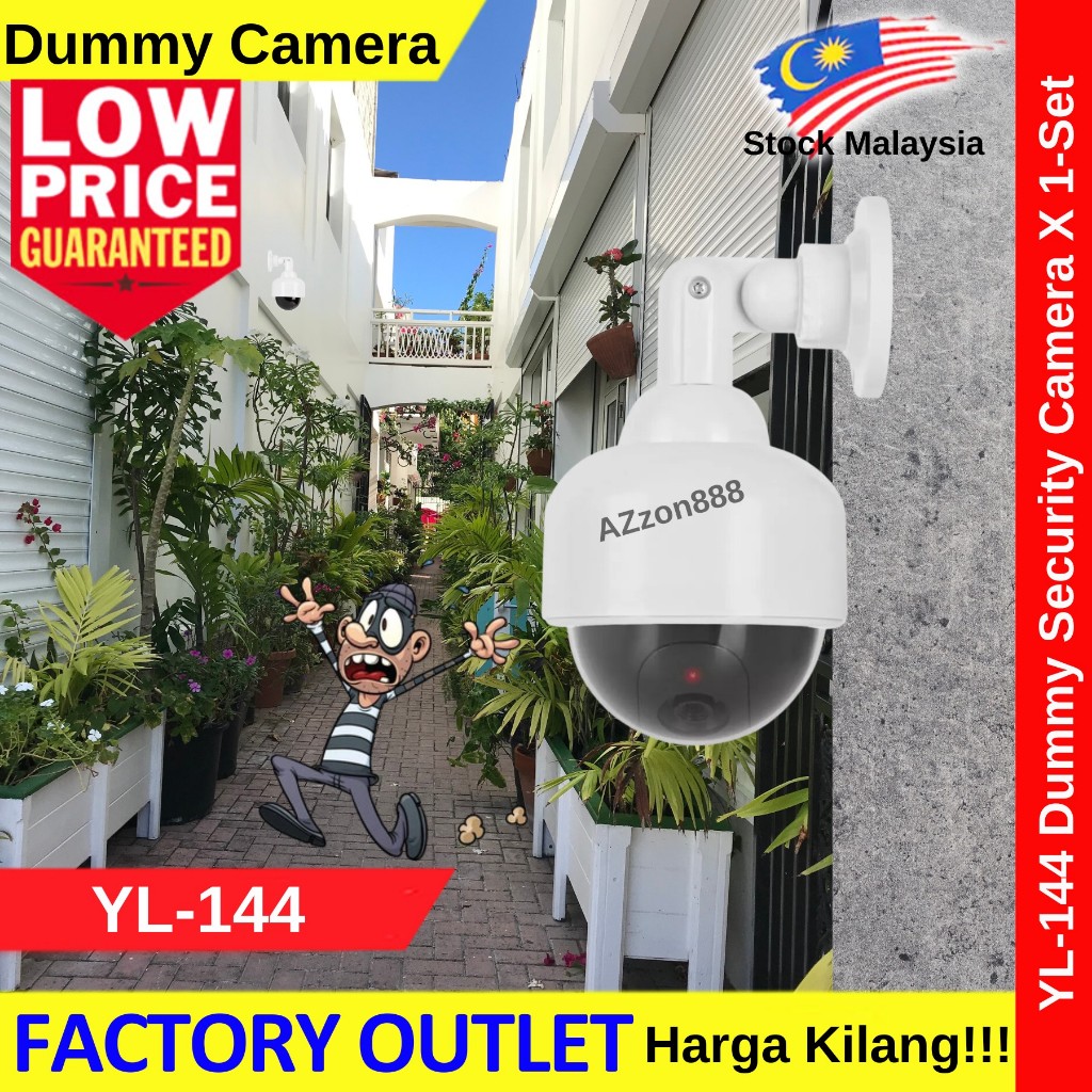Fake Security Surveillance Camera Fake CCTV Security Camera 仿真摄像头 #YL ...