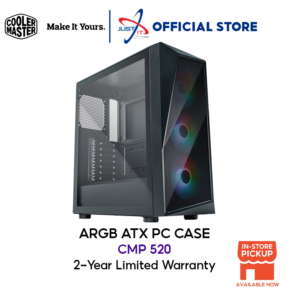Cooler Master CMP 520 ARGB ATX PC Case CP520-KGNN-S00 | Shopee Malaysia