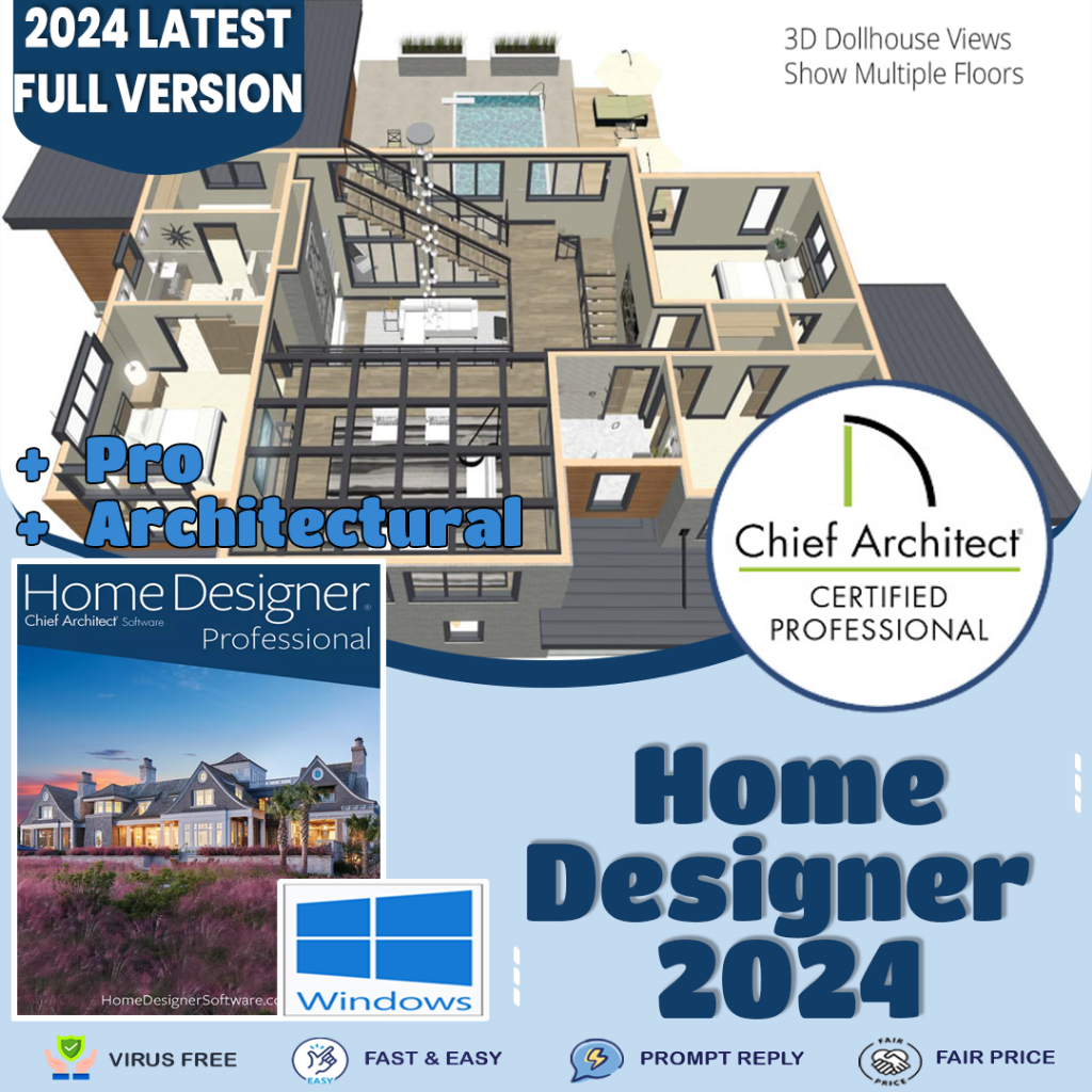 Chief Architect Home Designer Pro - Architectural 2024 v25.3 2024 ...
