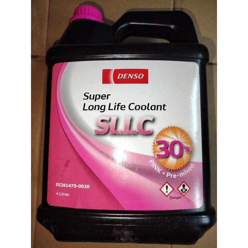 DENSO 4 LITRES SUPER LONG LIFE COOLANT (PINK PRE-MIXED) (DI261475-0020 ...