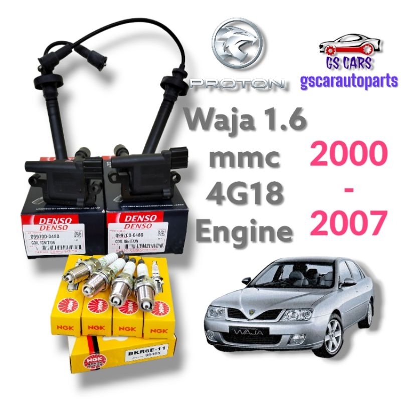 Proton waja 1.6mmc 4g18 engine denso plug coil / ignition plug coil ...