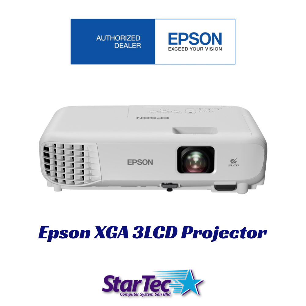 EPSON EB-E01 / EB-E10 / EB-X06 / EB-X51 3LCD Projector | Shopee Malaysia