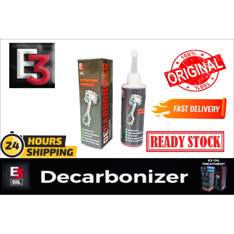 (Original HQ)E3 DECARBONIZER CARBON CLEANER DETOX CARBON CUCI ENJIN ...